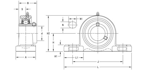 Lagar UCP205 NTN - Rulmentika.ro